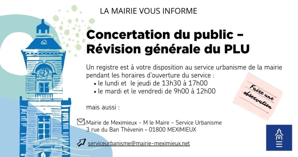 RÉVISION GÉNÉRALE DU PLU - Meximieux